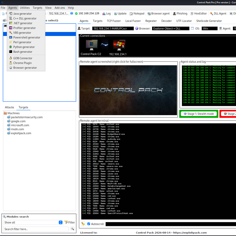 Control Pack – Exploit Pack